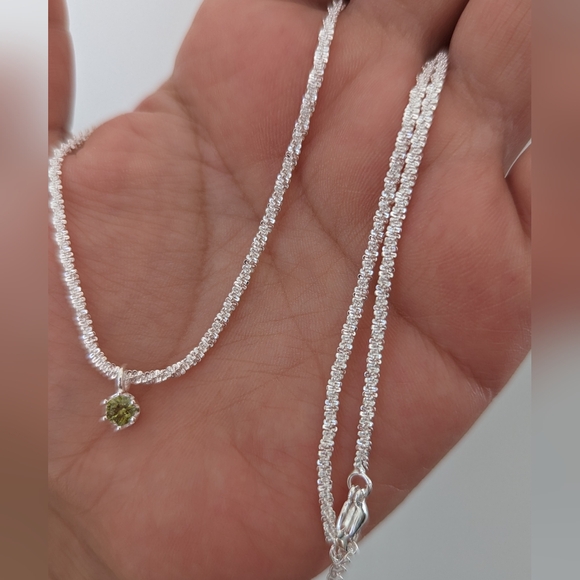 independent | Accessories | New Necklace Diamond Chain Real Silver 925 ...